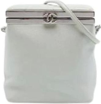 Chanel Sac Vanity Pre-owned - Femme - Pre-owned - Blanc - Taille: ONE Size