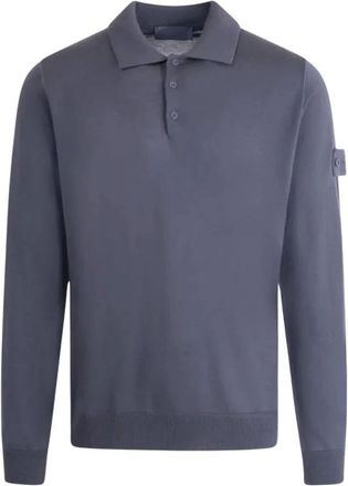 Stone Island Homme, Tops, Bleu, Taille: S Ghost Light Pure RWS Wool Polo