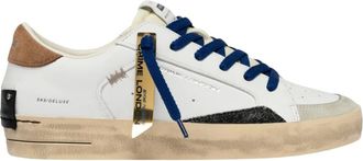 Crime London Homme, Chaussures, Blanc, Taille: 43 EU SK8 Deluxe