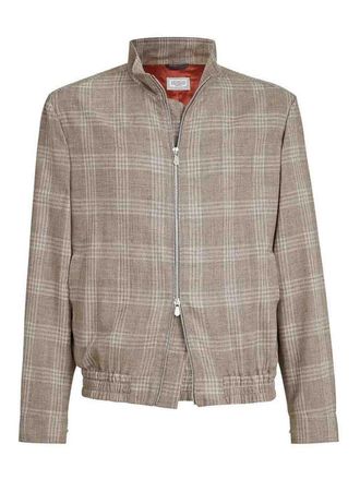 Brunello Cucinelli Bomber - Marron