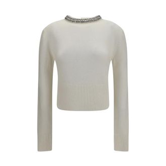 Pinko Berlino Pullover - - Knitwear - Damen - Wei&szlig; - S