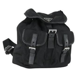 Prada Pre-owned Vintage Nylon Rucksack - - Pre-owned - Damen - Schwarzk - ONE SIZE