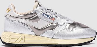 Autry Baskets Reelwind Low Femme Lam Nylon Silv