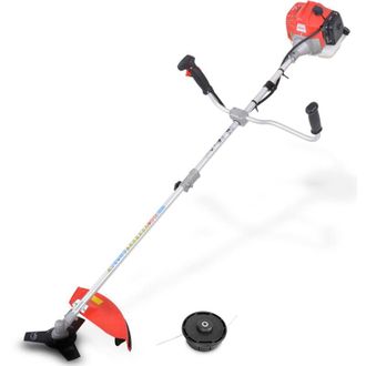 Hecht Hecht - Motorsense Freischneider Benzin 43 cm 2 Takt Rasen Gras Kanten Schneider Trimmer