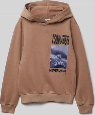 s.Oliver Red Label Regular Fit Hoodie aus Baumwoll-Mix mit Foto-Print