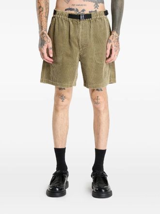 adidas corduroy belted shorts - Gr&uuml;n