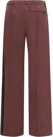 Courr&egrave;ges Two-Tone Jersey Joggers - Burgundy