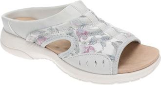 Easy Spirit Traciee Sandales pour femme, Menthe/violet/floral, 6.5 Narrow