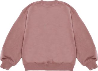 Chlo&eacute; Logo-Embroidered Cotton Sweatshirt - Pink