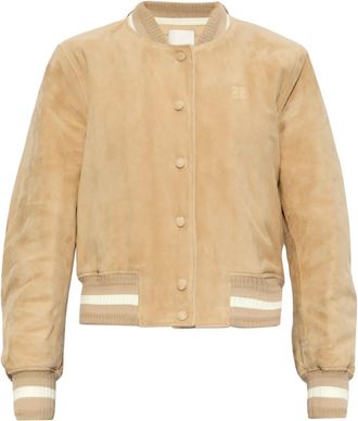 Givenchy veste teddy en daim - Tons neutres