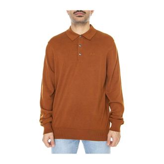 Ben Sherman Homme, Pulls, Brun, Taille: M Signature Long Sleeve Polo