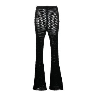 Moschino Femme, Pantalons, Noir, Taille: 38 FR Pantalon décontracté noir