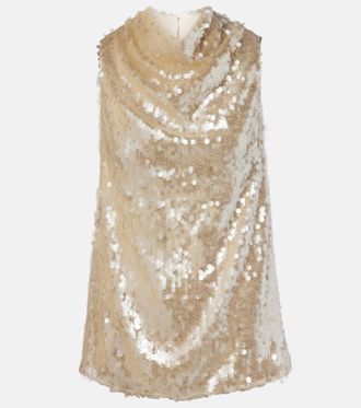 Altuzarra Top mit Pailletten