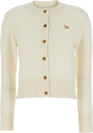 Maison Kitsun&eacute; Damen, Strickwaren, Beige, LGr&ouml;&szlig;e