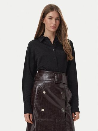 Guess Hemd W6BH46 W4236 Schwarz Regular Fit