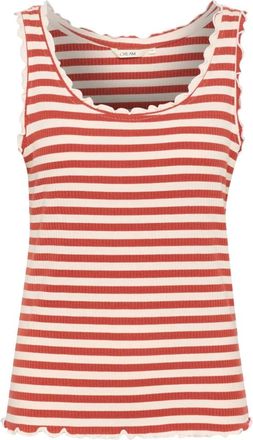 Cream Femme, Tops, Multicolore, Taille: 36 FR Haut Ray&eacute; avec Bords Boucl&eacute;s