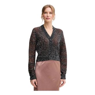 Missoni Applikationsstrickjacke - - Knitwear - Damen - Schwarzk - L