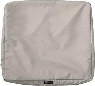 Classic Accessories Ravenna Wasserabweisender Rückenkissenbezug für Terrassensessel, 53,3 cm B x 50,8 cm H x 10,2 cm Dicke, Pilz