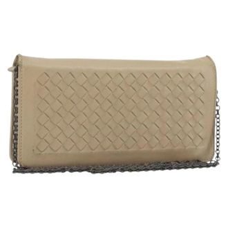 Bottega Veneta Sac &agrave; bandouli&egrave;re Pre-owned Vintage - Femme - Pre-owned - Beige - Taille: ONE Size