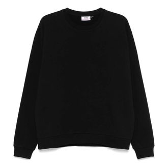 GCDS Schwarzer Crewneck Pullover - - Sweatshirts & Hoodies - Herren - Schwarzk - XS