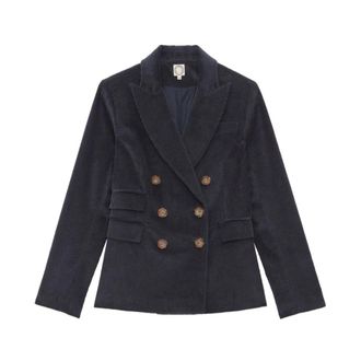 Ines De La Fressange Maurice tailliertes Sakko - - Jackets - Damen - Blau - XL