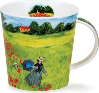 Dunoon Becher Cairngorm Giverny Poppyfield - 480 ml, Porzellan, Becher, Tasse, 3098735031, 3098740031, 480 Milliliter