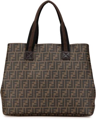Fendi Shopper - Zucca Spalmati Tote - Gr. unisize - in Braun - f&uuml;r Damen