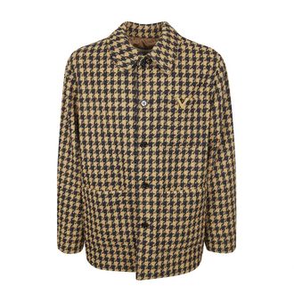 Valentino Garavani Homme, Vestes, Multicolore, Taille: L Camicia Tasche a Toppa