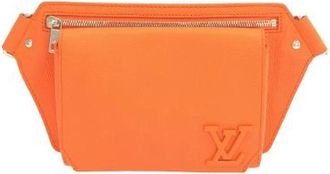 Louis Vuitton Pre-owned LV Aerogram Takeoff Sling Calf Shoulder Bag - Femme - Pre-owned - Orange - Taille: ONE Size