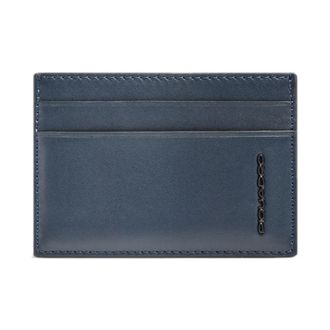 Piquadro Porte-cartes en cuir MagSafe avec 2 emplacements prot&eacute;g&eacute;s Rfid - Homme - Accessoires - Bleu - Taille: ONE Size