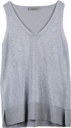 D.exterior Femme, Pulls, Gris, Taille: 38 FR V-neck Tricots
