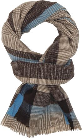 Ella Jonte Winterschal Herren kariert - Weicher Schal 90% Viskose 10% Wolle - 200x70 cm - Warm & angenehm - Klassischer Herren Schal mit Fransen - Modernes Karom