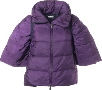 Miu Miu doudoune à capuche (2014) - Violet
