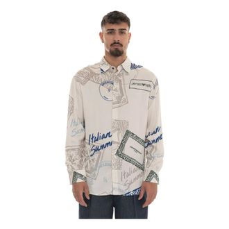 Emporio Armani Herren, Shirts, Wei&szlig;, LGr&ouml;&szlig;e