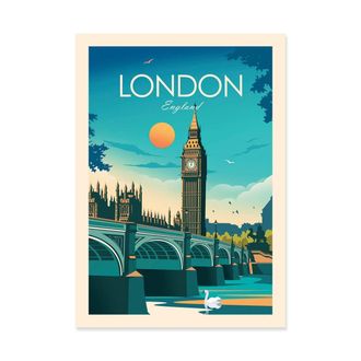 WALL EDITIONS Art-Poster London Studio Inception 50x70 cm