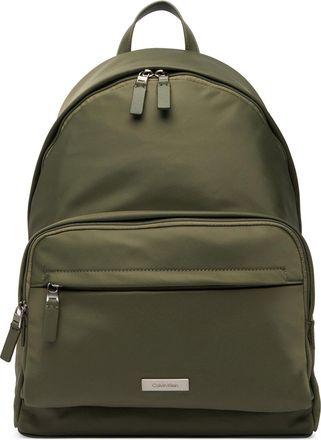 Calvin Klein Umh&auml;ngetasche Calvin Klein Sleek Round Backpack LV04D3143G Gr&uuml;n