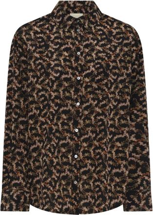 Julie Fagerholt - Heartmade Damen, Blusen & Hemden, Braun, XSGröße