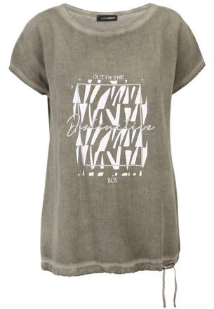 Doris Streich Print-Shirt (1-tlg) mit Pl&auml;ttchen-Motiv