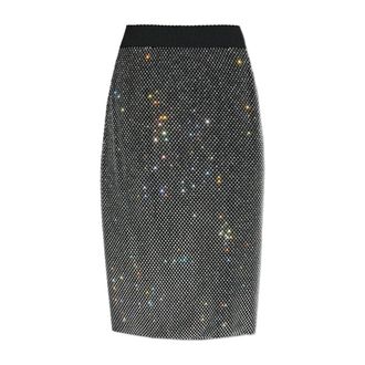 Dolce & Gabbana Schimmernder Rock - - Skirts - Damen - Grau - XS