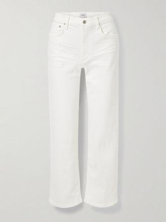 Citizens Of Humanity Palma High-rise Straight-leg Jeans - White
