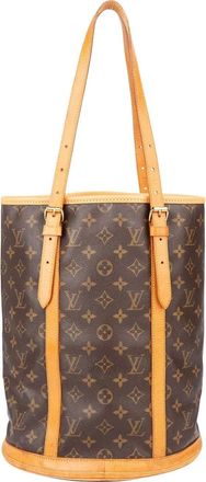 Louis Vuitton Crossbody Bags - Louis Vuitton Canvas Monogram Bucket GM Handbag - Gr. unisize - in Braun - f&uuml;r Damen