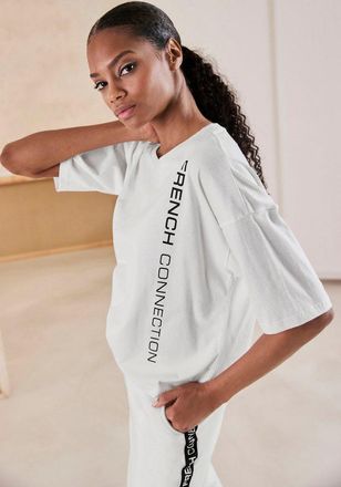 French Connection T-Shirt mit weiten Ärmeln und Logodruck