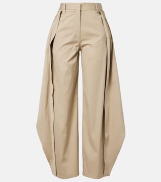 Loewe Weite Hose aus Baumwolle und Seide