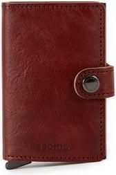 Secrid Mini porte-cartes en cuir grain&eacute; m&eacute;lang&eacute;