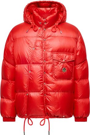 Moncler Moncler Doudoune Courte &Agrave; Capuche Karakorum, Homme, Rouge, Taille: 0