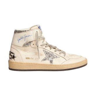 Golden Goose Sky Star Nappa Upper - Femme - Chaussures - Blanc - Taille: 36 EU