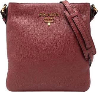 Prada Sac bandouli&egrave;re vintage doccasion - Femme - Pre-owned - Rouge - Taille: ONE Size