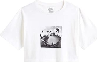 Vans Rhythm Relaxed Crop SS - - Tops - Damen - Wei&szlig; - M