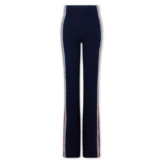 Paco Rabanne Geometrisch Geschnittene Flare Terry Hose - - Trousers - Damen - Blau - L
