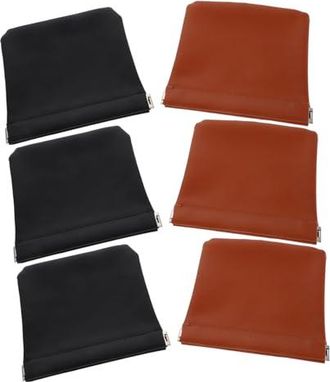 Holibanna 6 Pi&egrave;ces petite trousse de maquillage sac de beaut&eacute; Petit sac de rangement PU